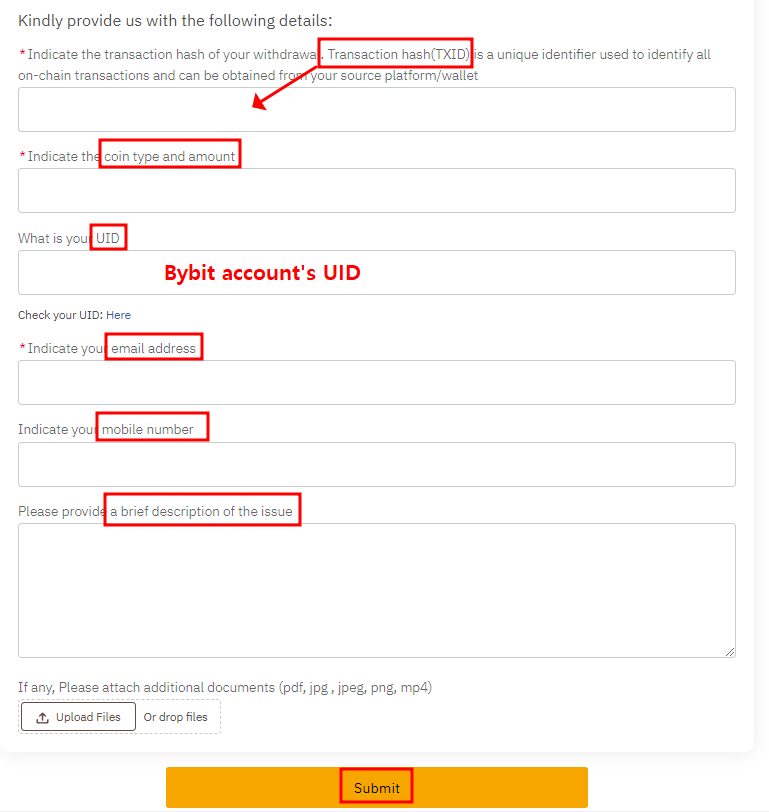 [Deposit] I entered the wrong MEMO(Tag) when I made a deposit. (Bybit ...